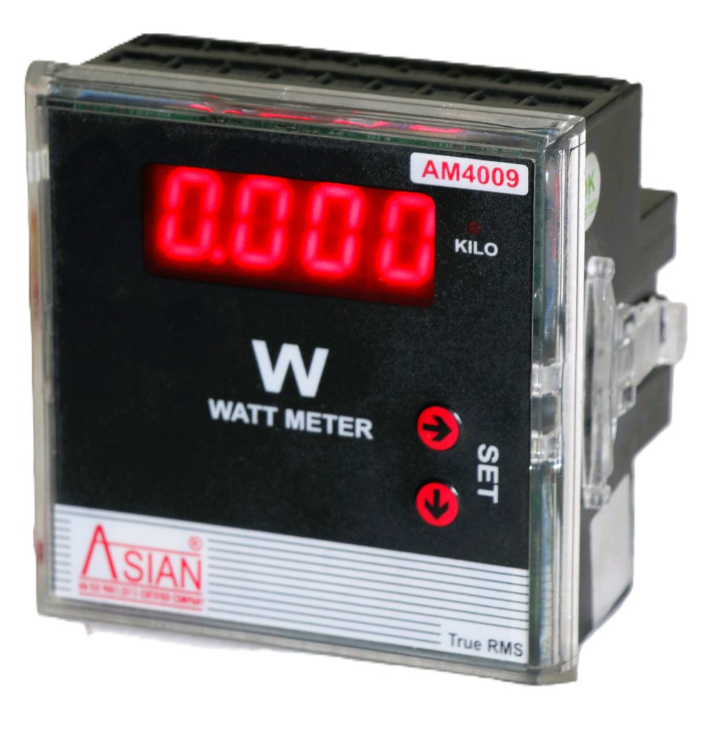 1 Phase LED Watt Meter (AM 4009) – Asianelectricalgroup.com